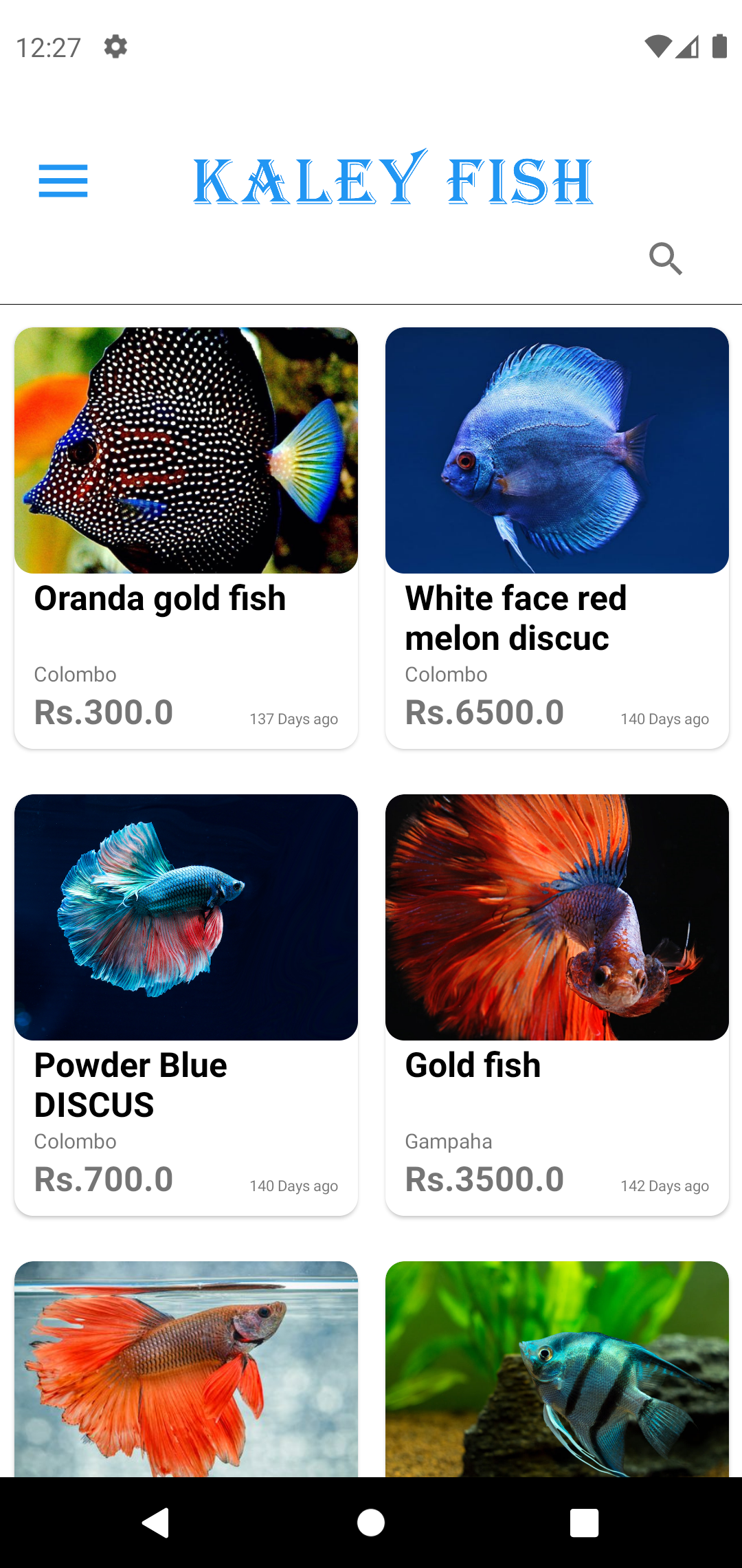 GitHub - sxchintha/Kaley-Fish