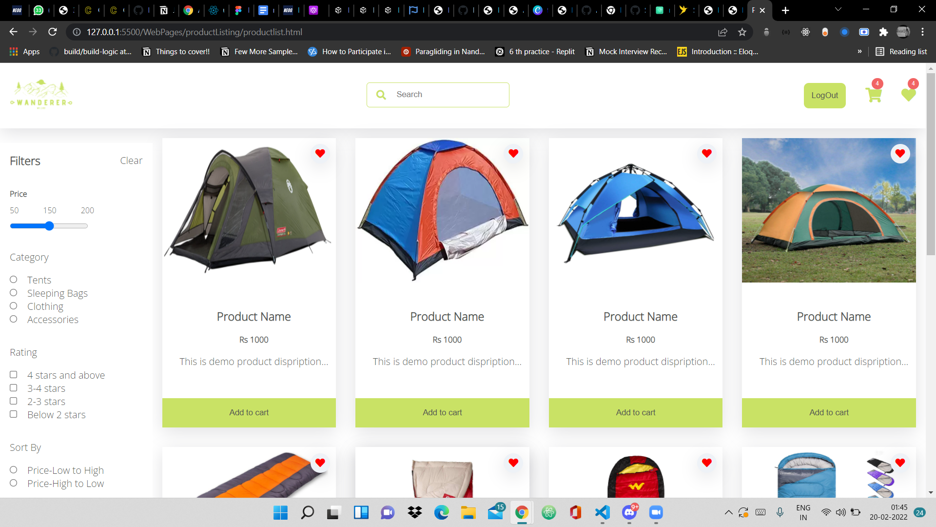 GitHub - Shah-Arsalan/Wanderer-eCommerce: This is an ecommerce website