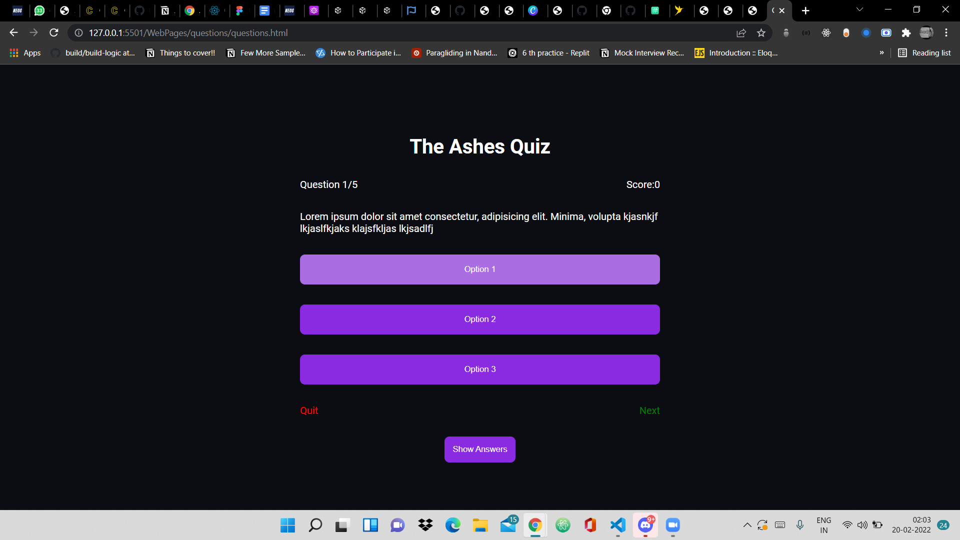 GitHub - Shah-Arsalan/Cricket-Quiz