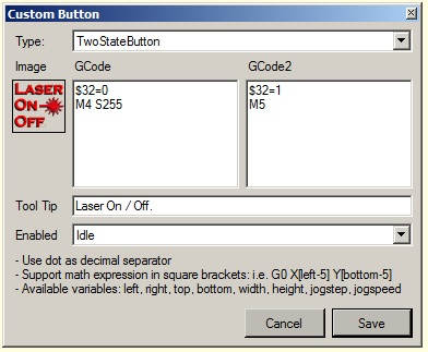 Custom Fire button · arkypita LaserGRBL · Discussion #1452 · GitHub