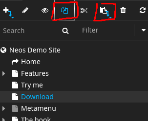 Copy/Cut/Paste buttons should reflect the clipboard state · Issue #817 · neos/neos-ui · GitHub