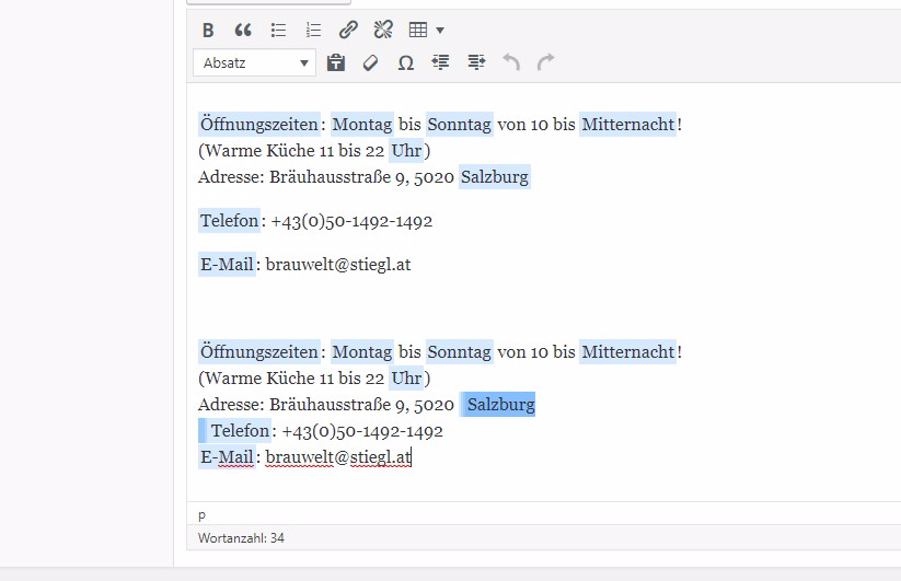 Nested spans when using shift + return · Issue #782 · insideout10/wordlift-plugin · GitHub