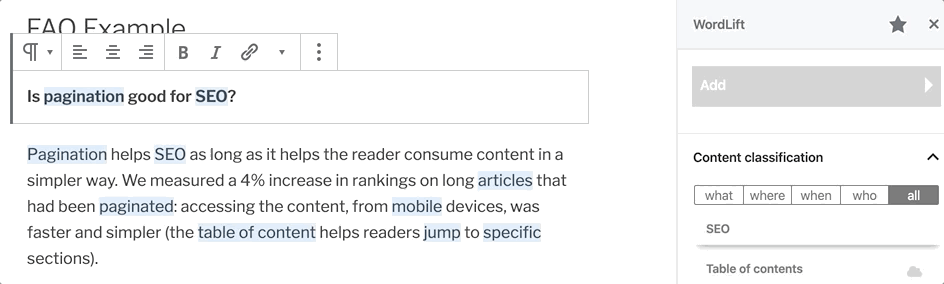 Add support for FAQ markup · Issue #973 · insideout10/wordlift-plugin · GitHub