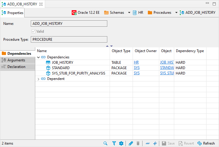 FirebirdSQL: Dependencies tab for procedures/functions · Issue #21338 ...