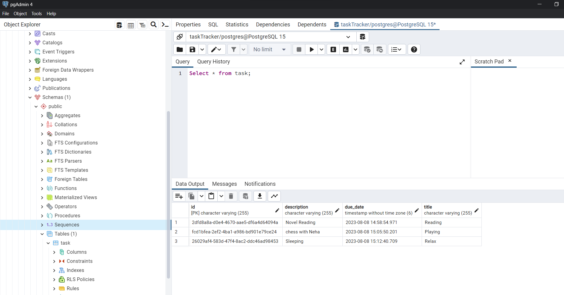 GitHub - dhruvkumar07/TaskTrackerAPI: Assignment