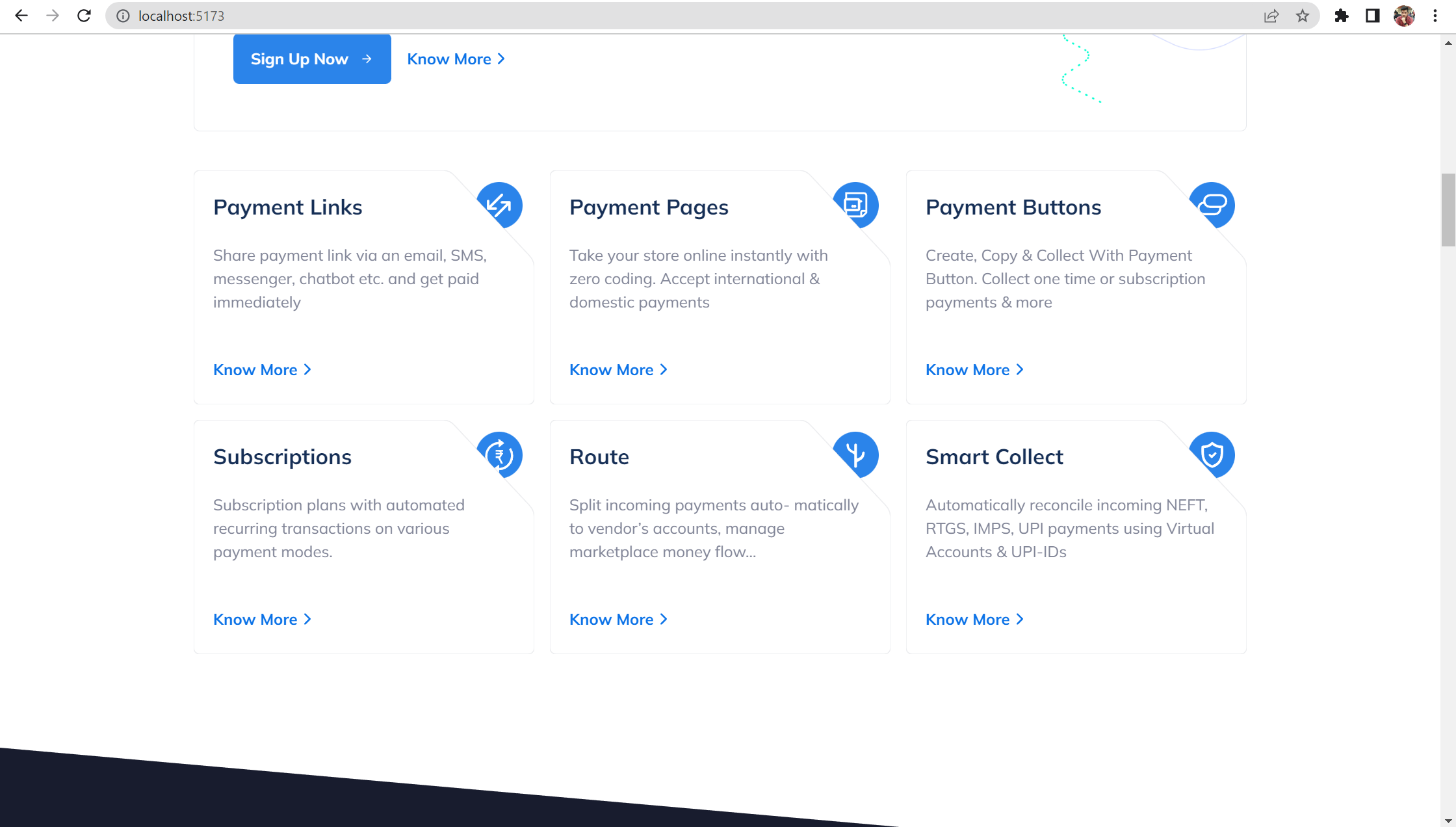 GitHub - VaibhavDawar/razorpay-clone