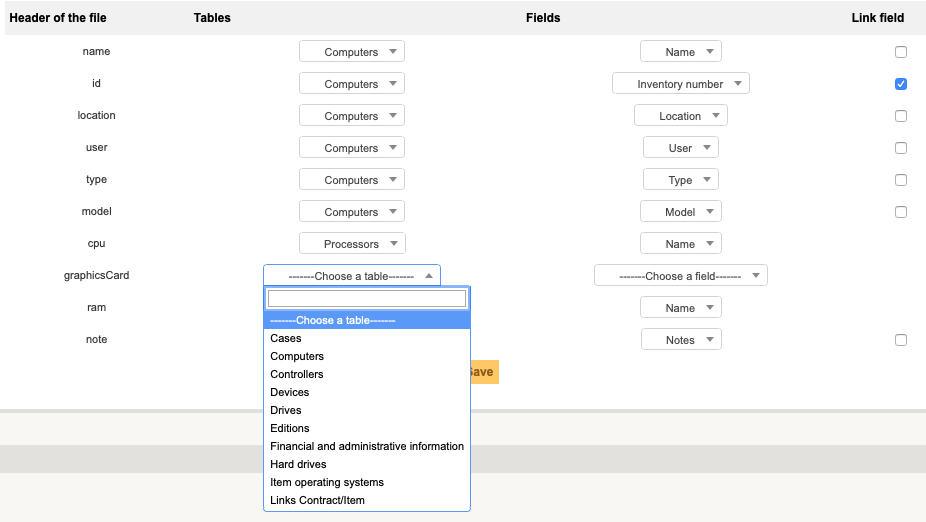 Cannot Import Graphic Cards As A Component · Issue 235 · Pluginsglpi Datainjection · Github