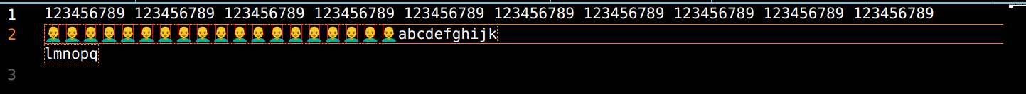 Emoji width calculated incorrectly for line wrapping when ZWJ are used. · Issue #178360 ...