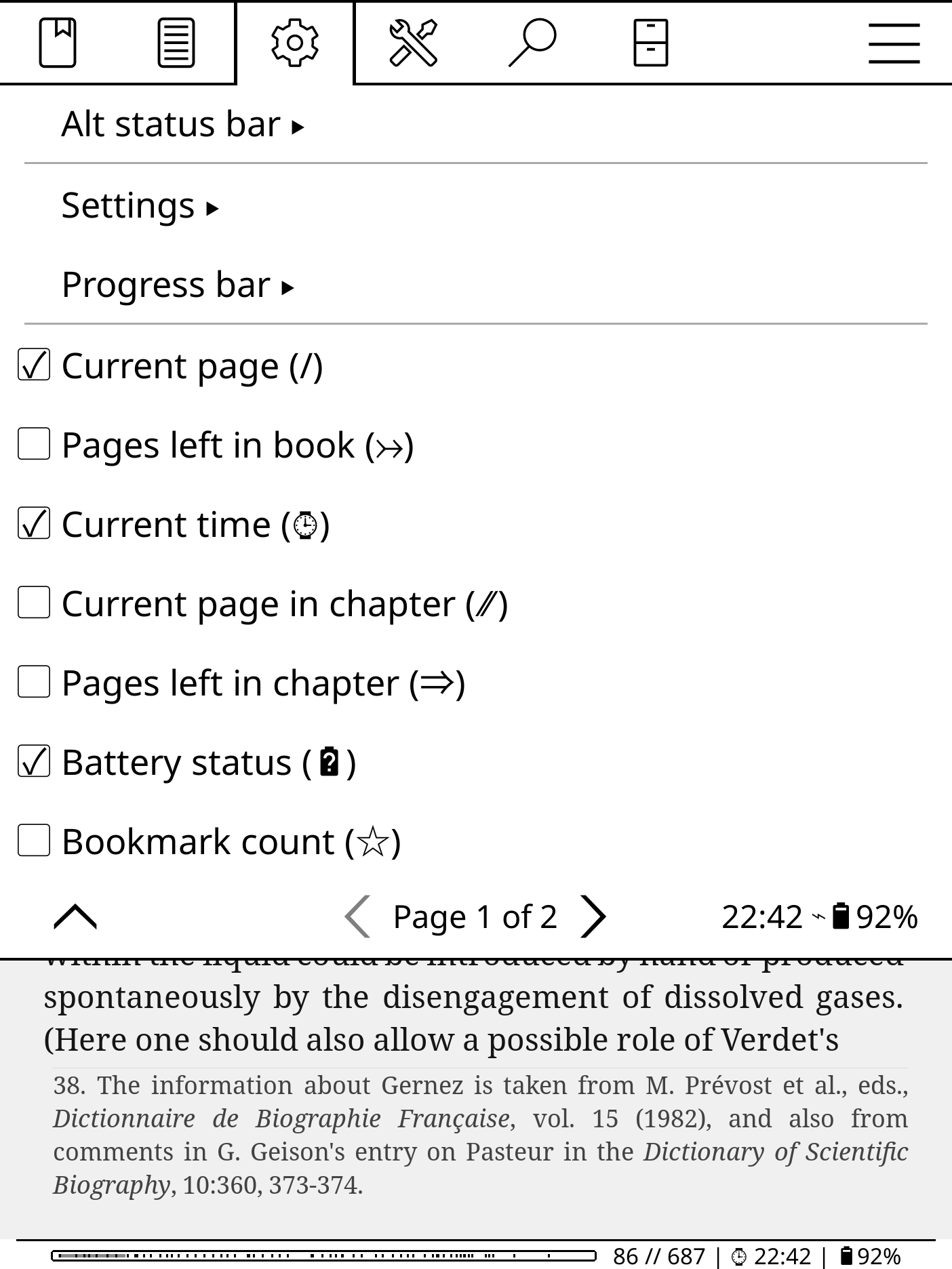 Current Page symbol changed from / to // · Issue #10375 · koreader ...