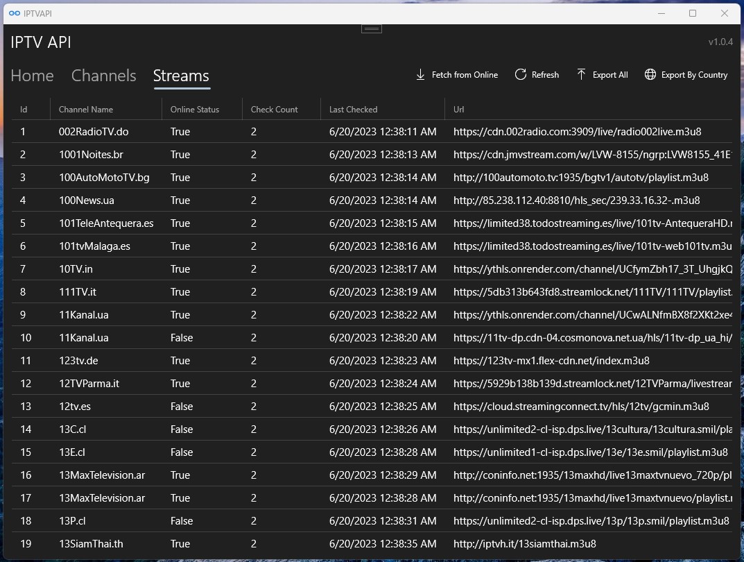GitHub - manusoft/IPTV-Link-Validator: IPTV API Link Validator in WinUI3 GitHub - manusoft/IPTV-Link-Validator: IPTV API Link Validator in WinUI3