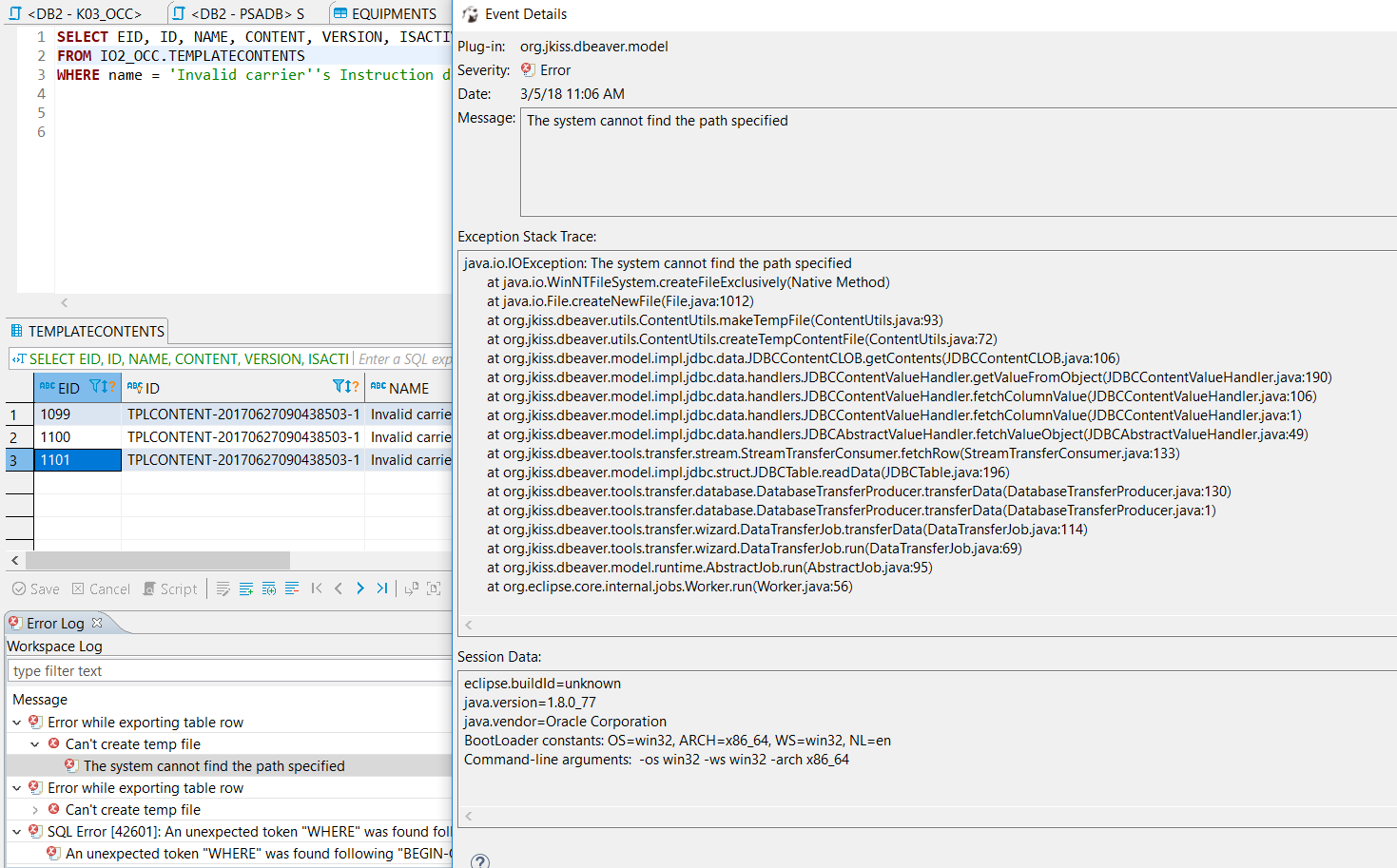 Unable to export data as sql · Issue #3075 · dbeaver/dbeaver · GitHub