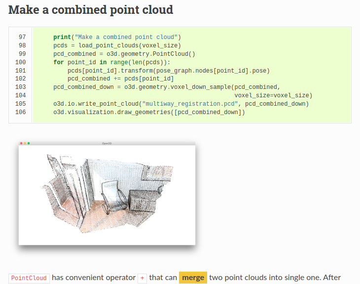 How to merge multiple pcd files by using by using o3d.t.geometry.PointCloud()? · Issue #5678 ...