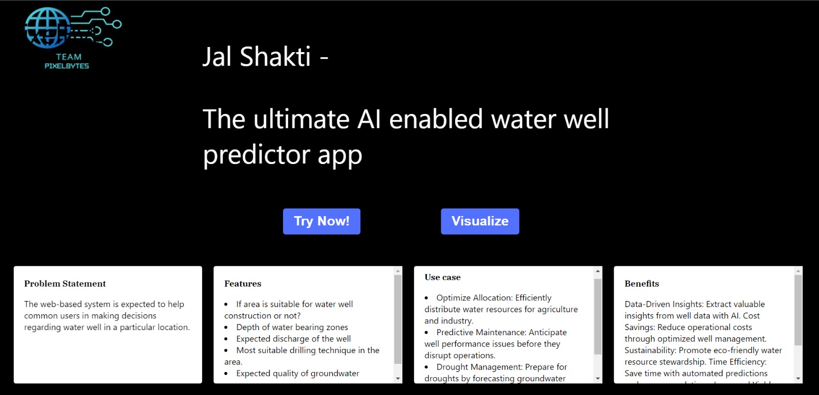 GitHub - ansh-tandon/SIH-AI-enabled-Water-Well-Prediction-Model: JalShakti- An AI-enabled Water ...