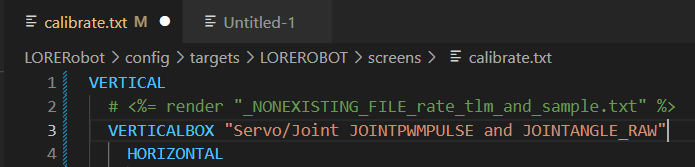 Comments in telemetry screen configuration files do not prevent ERB code from being evaluated ...