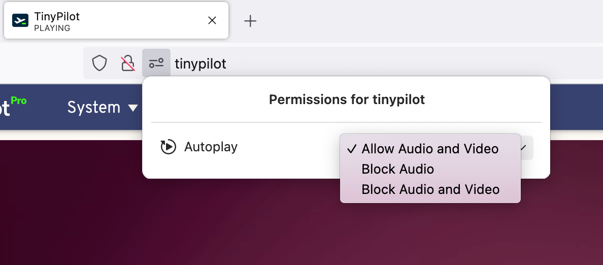 H264 audio: Unmute video stream · Issue #1190 · tiny-pilot/tinypilot · GitHub