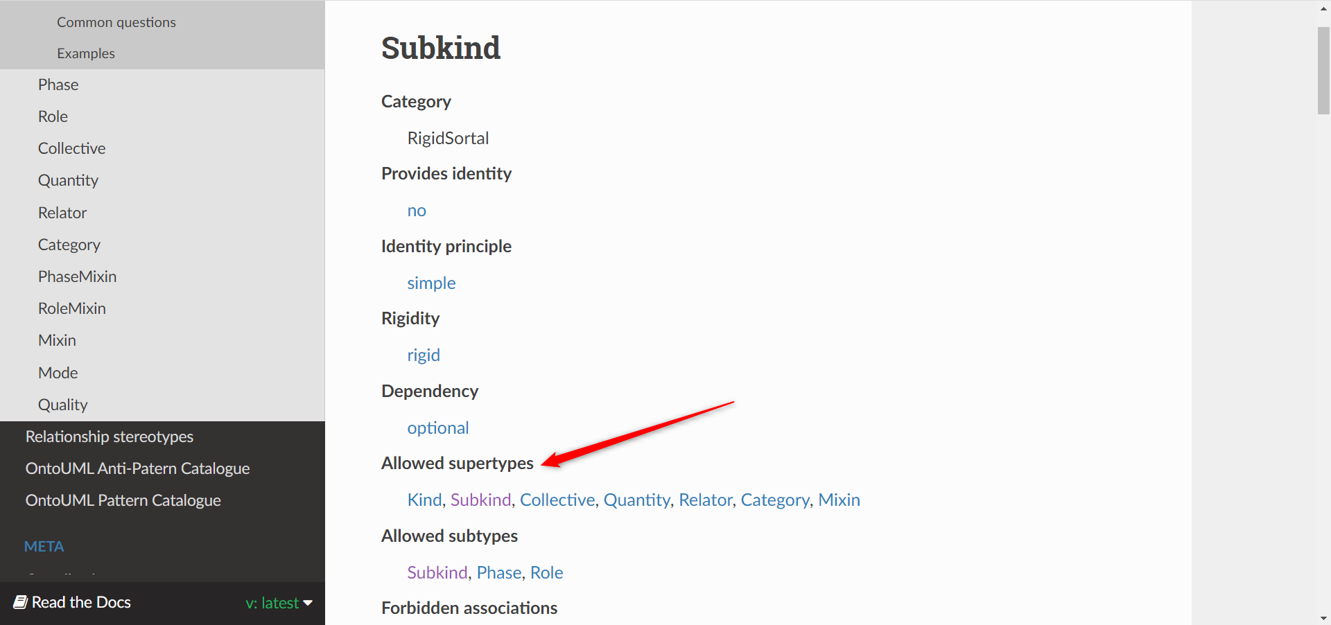 Add Relator, Mode, and Quality and allowed supertypes of classes decorated and Subkind, Role, or ...