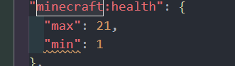 min health attribute is wrongfully not allowed. · Issue #106 · Blockception/BC-Minecraft-Bedrock ...