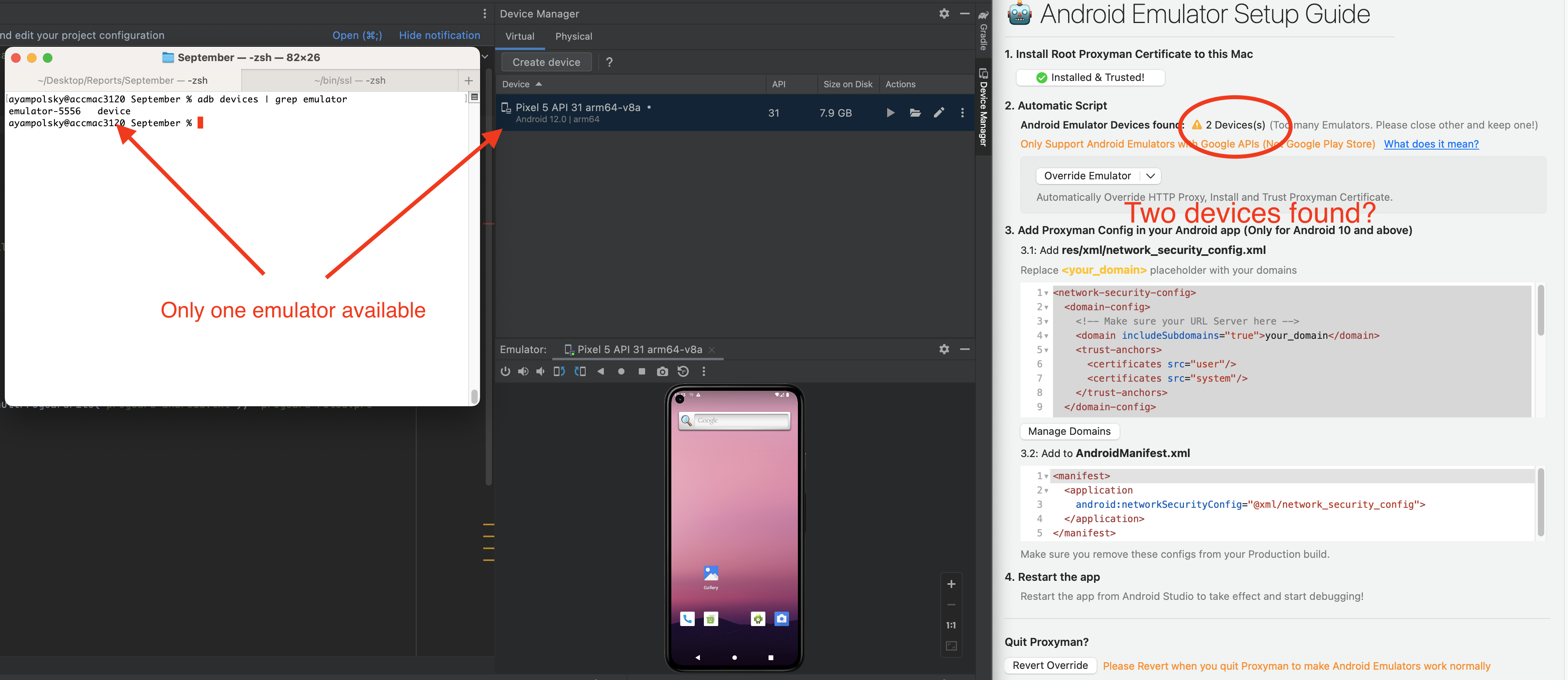 One Android Emulator Available, But Proxyman Sees Two · Issue #1389 · ProxymanApp/Proxyman · GitHub