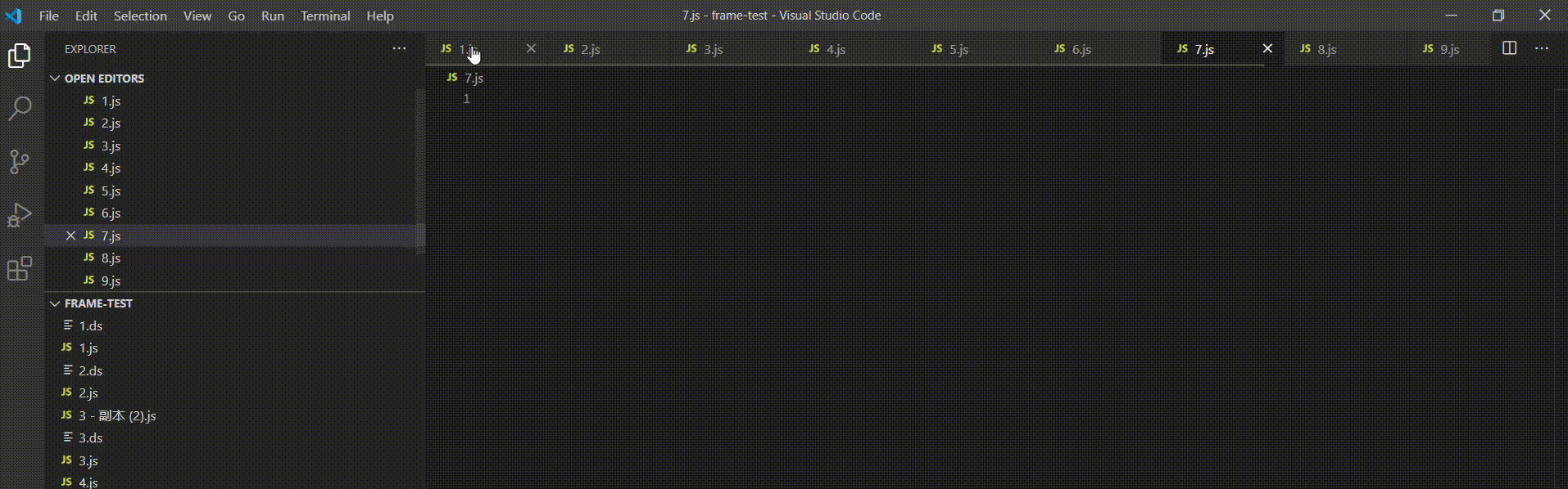 Tab bar not scroll to current tab when pinned · Issue #108355 · microsoft/vscode · GitHub