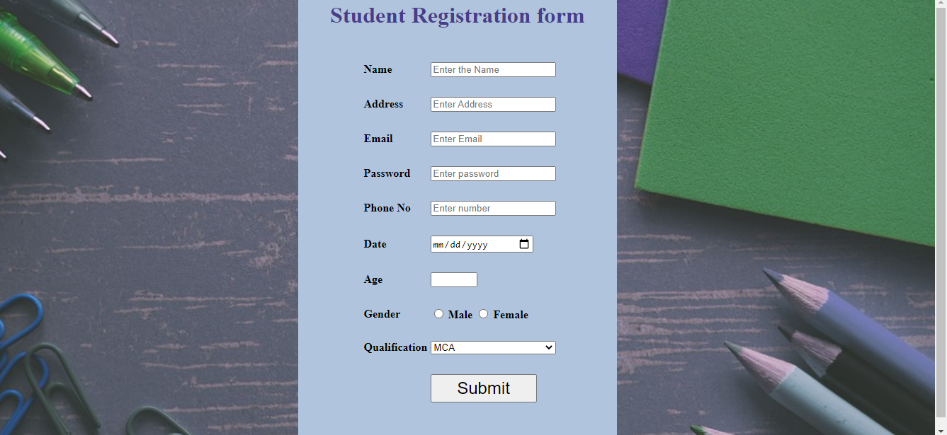 GitHub - Ankita-Dake/RegistrationForm