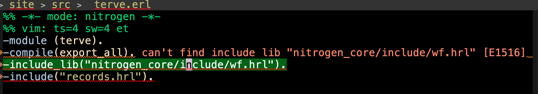 Creating a new app should include erlang_ls.config · Issue #130 · nitrogen/nitrogen · GitHub