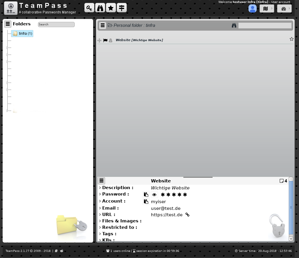 Personal password empty after updating from 2.1.27.10 to 2.1.27.11 · Issue #2382 ...