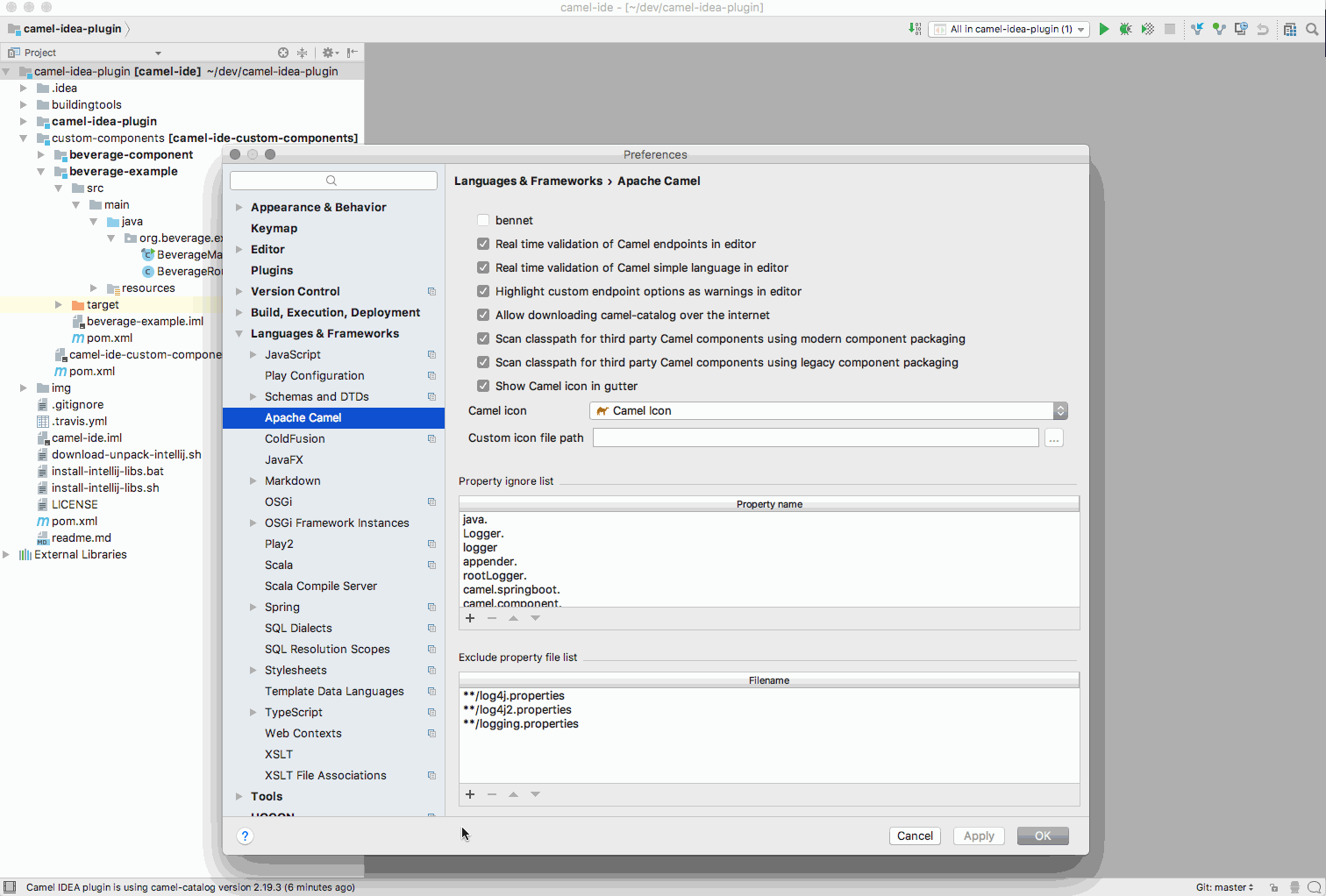 Bug In Plugin Preferences Lists · Issue 336 · Camel Toolingcamel Idea