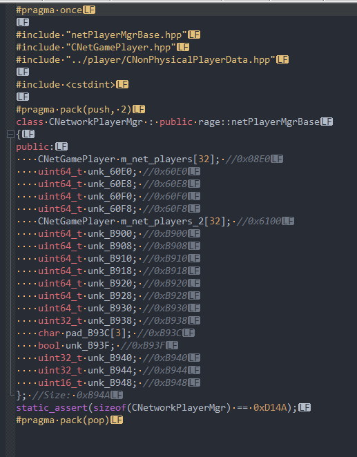 Enforce spaces / line ending in a commit checker · Issue #118 · Yimura/GTAV-Classes · GitHub