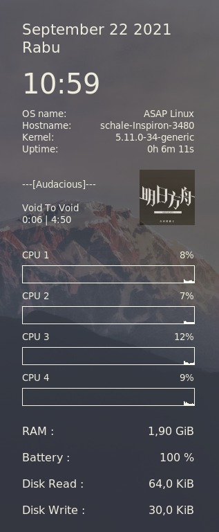GitHub - LoggingNewMemory/Charamelon-Conky: Charamelon is Conky Theme