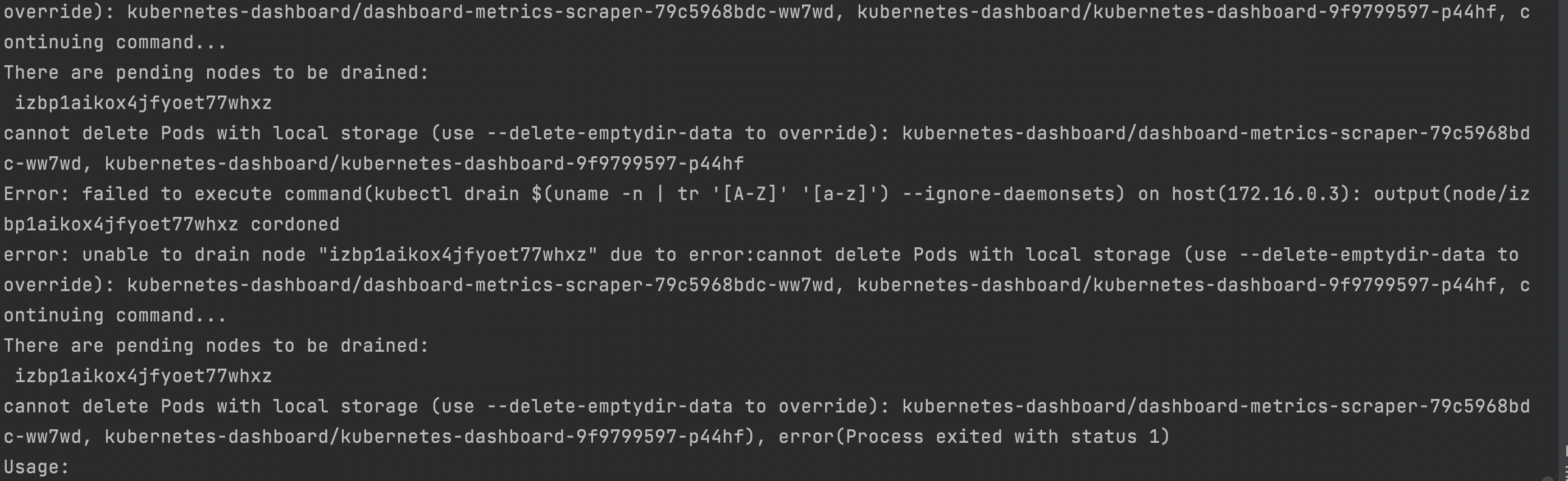 failed to upgrade k8s use sealer · Issue #1316 · sealerio/sealer · GitHub