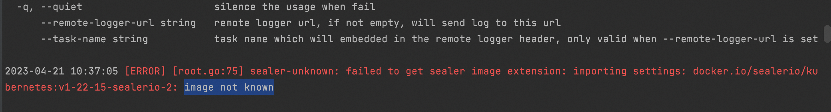 failed to delete cluster image not known · Issue #2195 · sealerio/sealer · GitHub