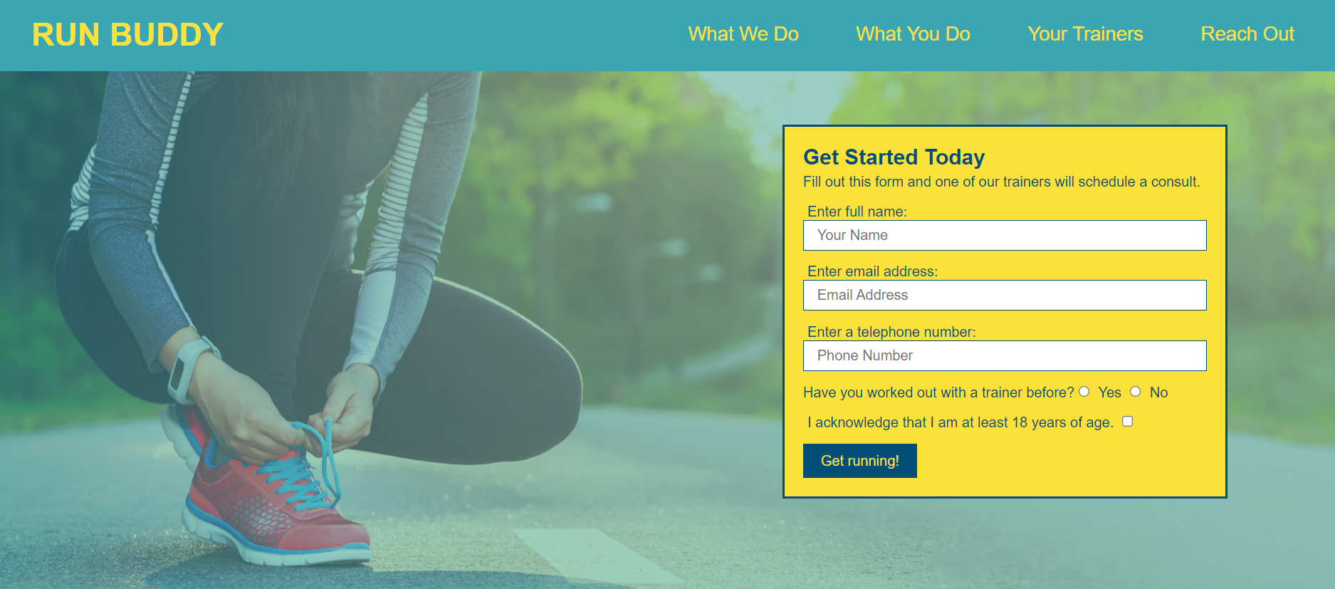 GitHub - Flying-dink/Run-buddy.github.io: Run Buddy my first project. Run Buddy is a app to ...