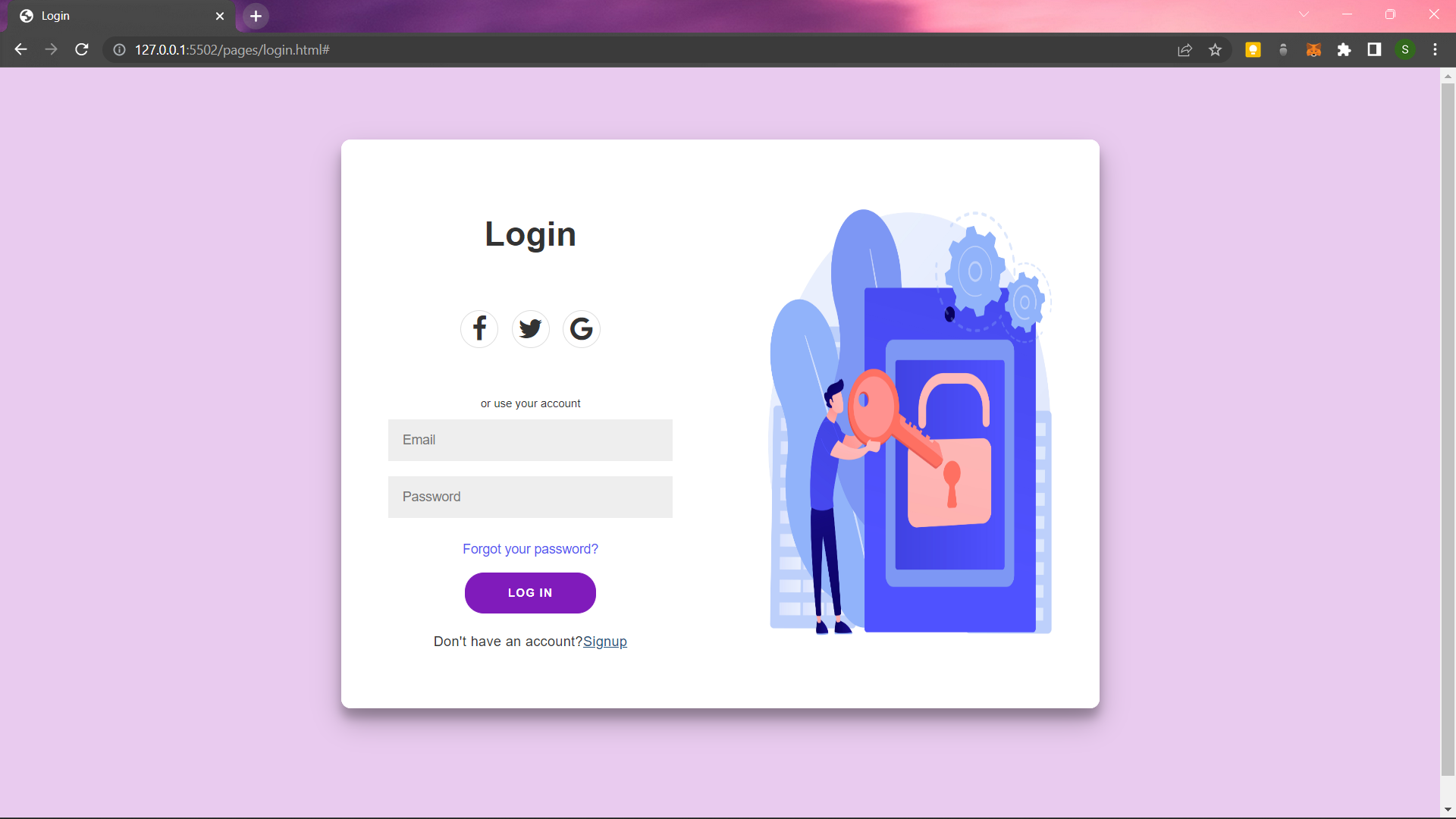 Link signup page with corresponding link (phase-2) · Issue #152 · codervivek5/Formfil · GitHub