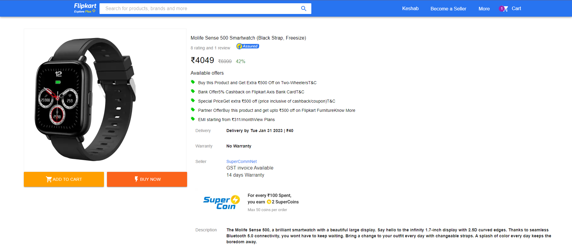 GitHub - Keshab0100/Flipkart-Clone: Deployment Link