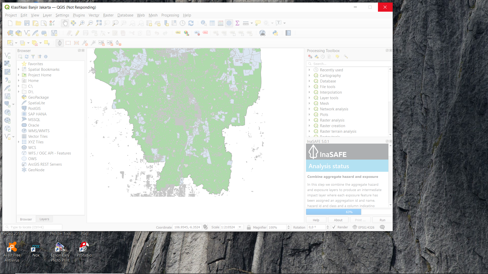 Crash when analyzing using Inasafe · Issue #43090 · qgis/QGIS · GitHub