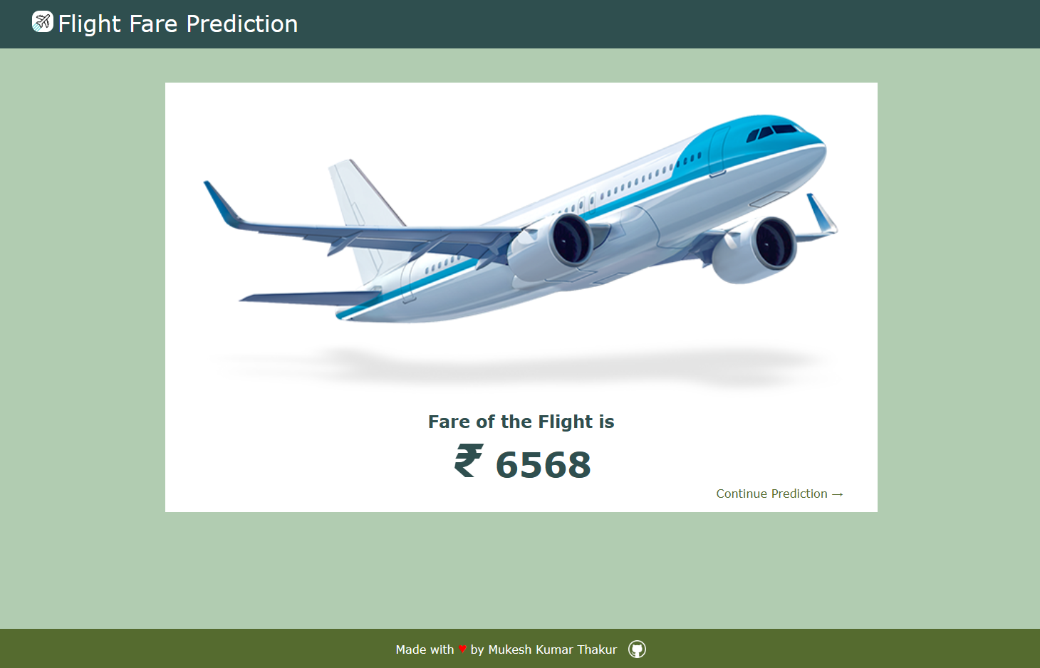 GitHub - CaptaiN785/Flight-Fare-Prediction