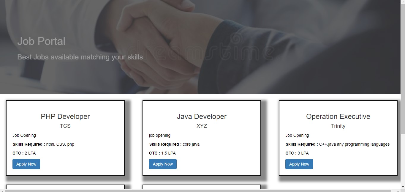 GitHub - prachijoshi0/Job-Portal-: An admin dashboard from where admin ...