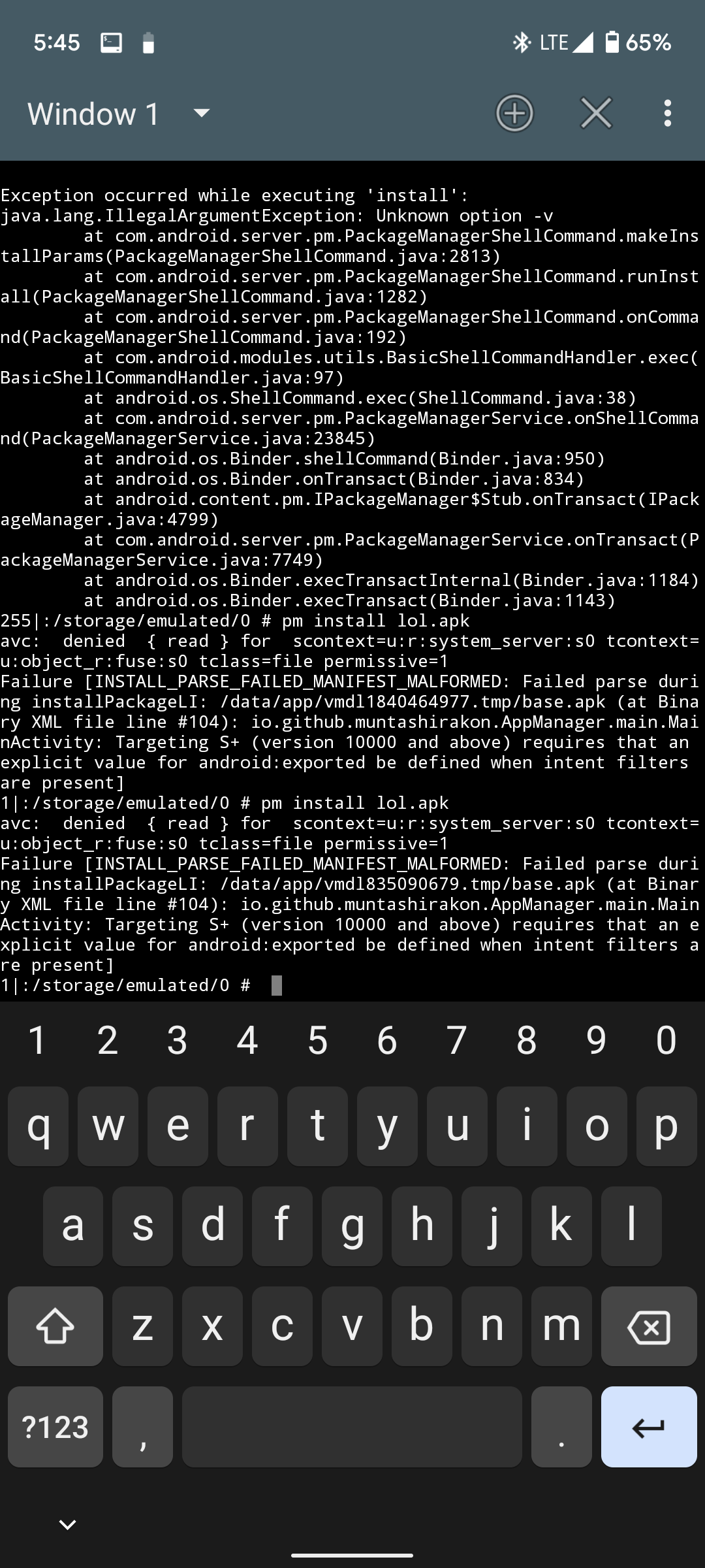 Android 12 Beta 1 crashes · Issue #452 · MuntashirAkon/AppManager · GitHub