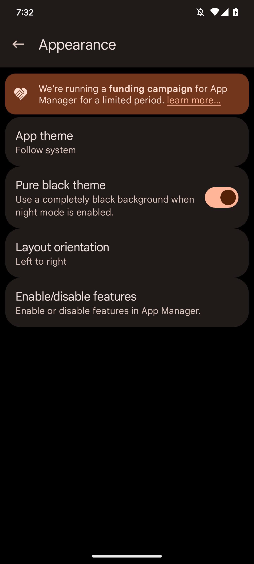 Not following Material You accent in pitch black mode · Issue #810 · MuntashirAkon/AppManager ...