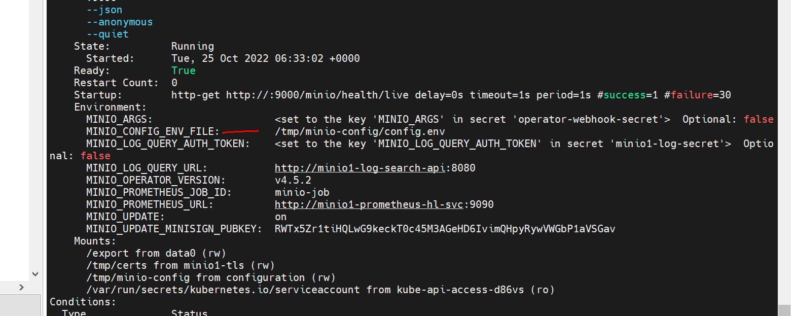 Unable To Override Minio Server Url In Minio Operator Deployed Via Helm Charts · Issue 1318