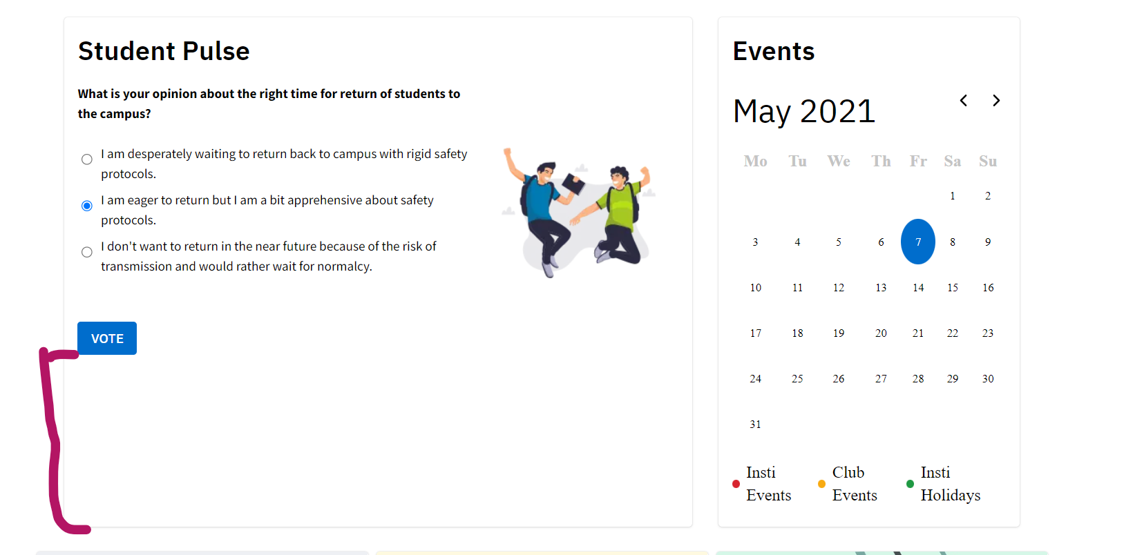 feat(home): create student pulse · Issue #255 · Monday-Morning/project-tahiti · GitHub