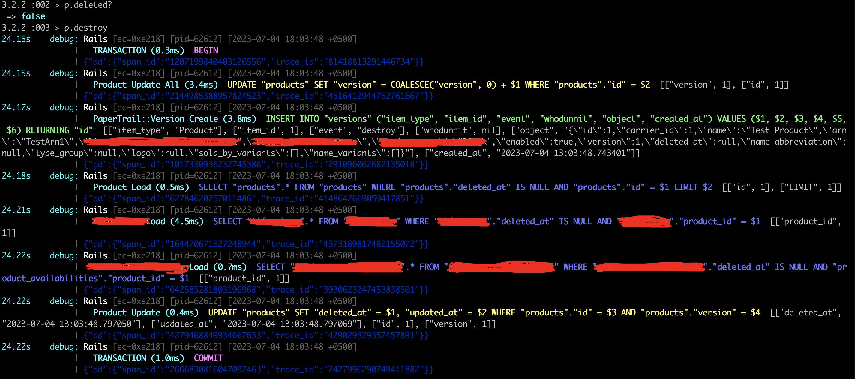 `destroy` doesn't work with the new version of Rails 7.0.6 · Issue #544 · rubysherpas/paranoia ...