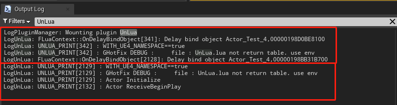 首次启动PIE切换场景时，目标场景中静态放置绑定的Actor的ReceiveBeginPlay没有被调用到 · Issue #268 · Tencent/UnLua · GitHub