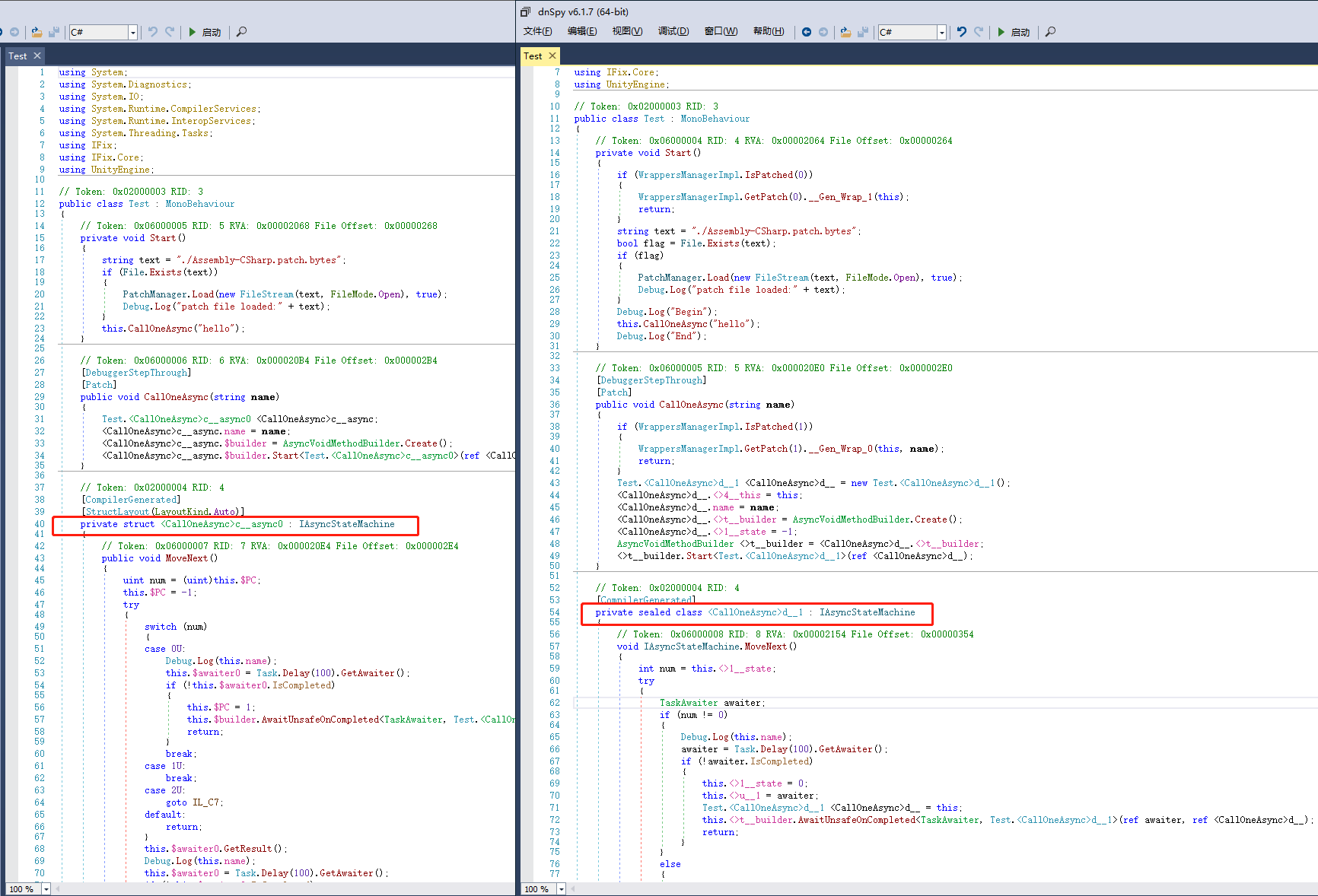 Unity2017下async函数修复后执行异常 · Issue #367 · Tencent/InjectFix · GitHub