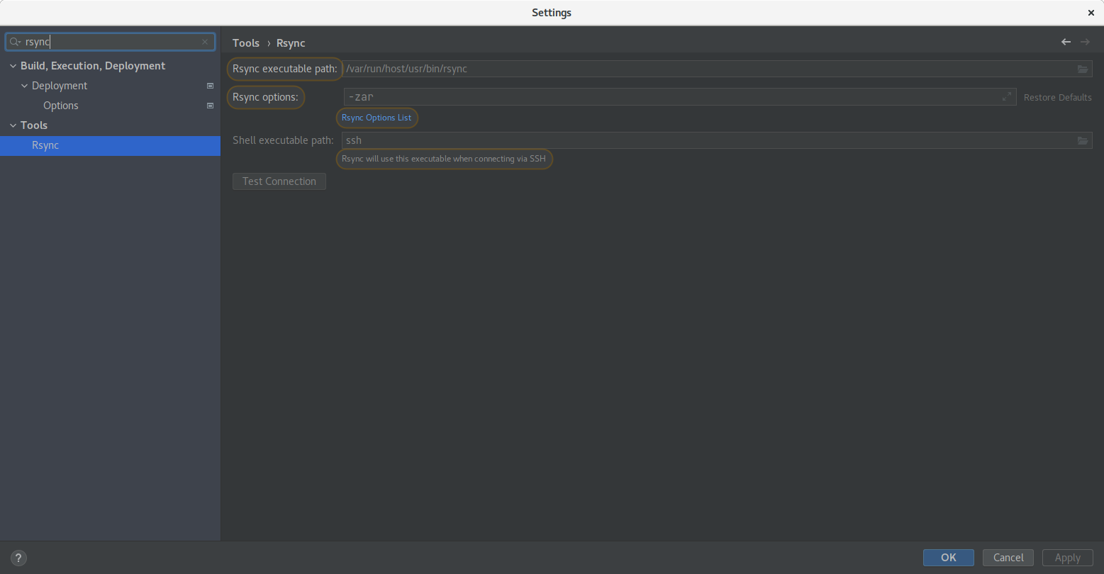 Goland uses host rsync instead of sandbox rsync · Issue #47 · flathub/com.jetbrains.GoLand · GitHub