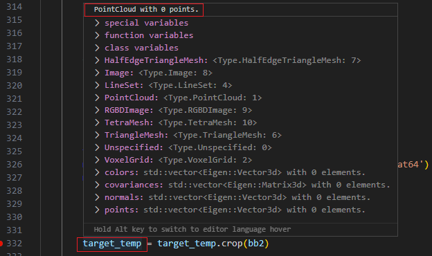 Point cloud crop using bounding box · Issue #6436 · isl-org/Open3D · GitHub