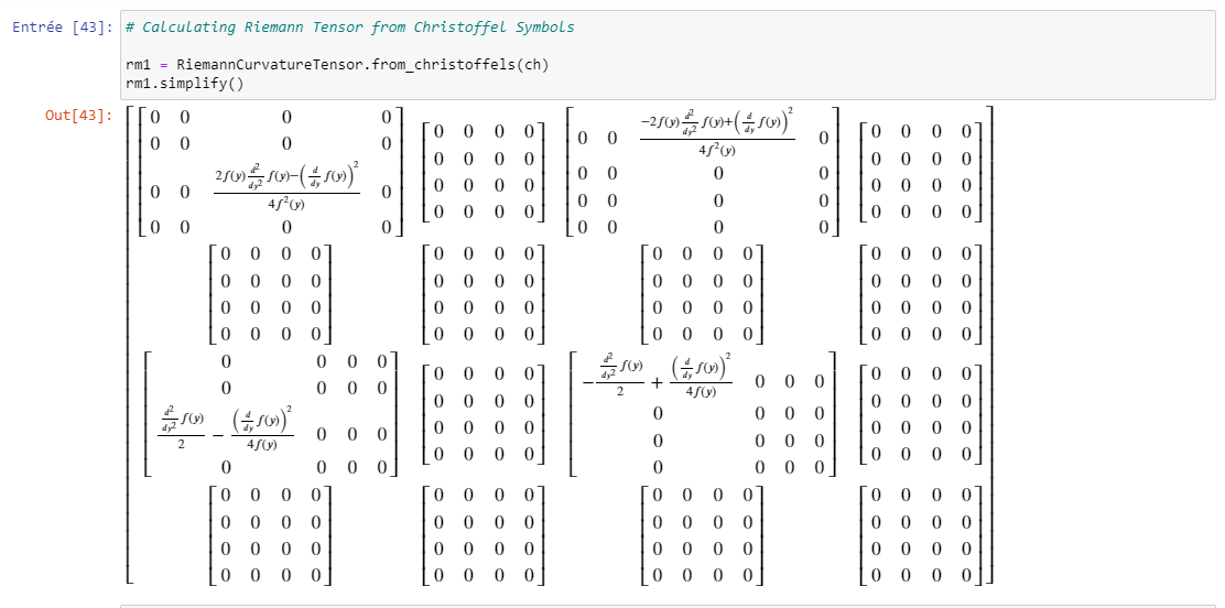 The display of the Riemann Tensor · Issue #590 · einsteinpy/einsteinpy ...