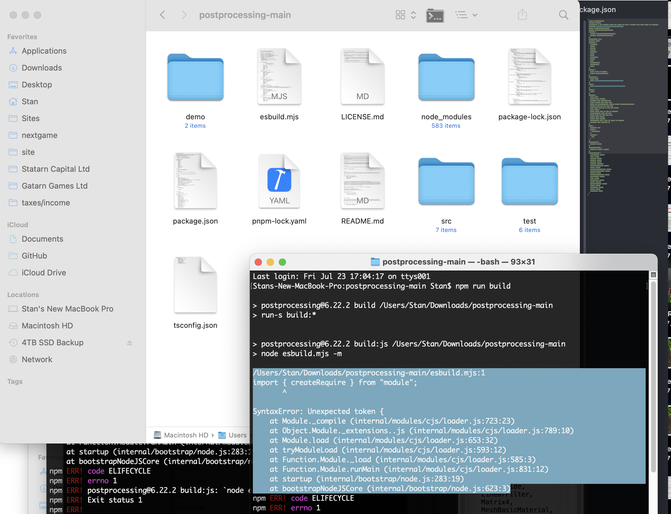 Build error · Issue #306 · pmndrs/postprocessing · GitHub