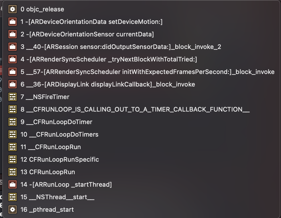 [Bug] Periodic EXC_BAD_ACCESS on iOS when using WorldCameraWithUserFacingFaceTracking · Issue ...