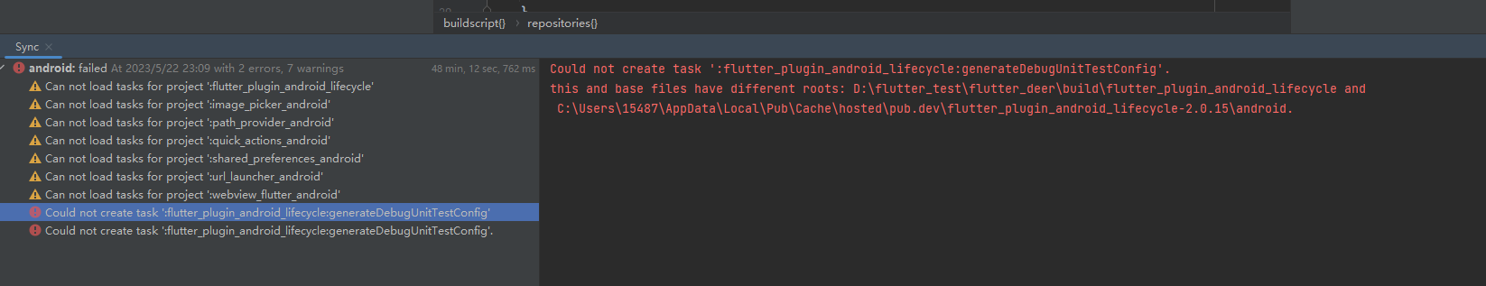 5月22日刚拉代码 一直卡在 Running Gradle Task Assembledebug · Issue 232 · Simplezhliflutterdeer 